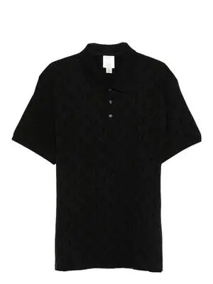 Calvin Klein Short-sleeved Polo Shirt - Black