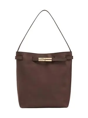 Longchamp Le Smart Shoulder Bag - Mocha