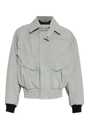 DRIES VAN NOTEN Dries Van Noten Checked Long Sleeve Jacket