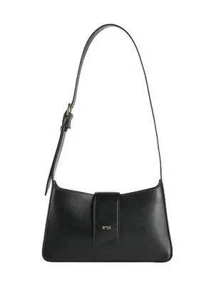 N°21 Leather Shoulder Bag - Black
