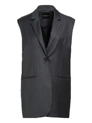 ROBERTO COLLINA Single-breasted Wool Blazer - Grey