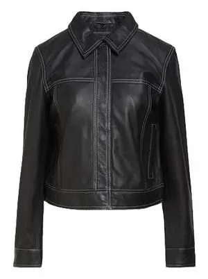 Bolongaro Trevor Leather Jacket - Black