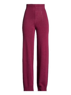VICOLO Wide-leg Knit Pants - Red