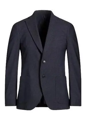 TOMBOLINI Blazer Size Virgin Wool, Polyester, Elastane - Navy