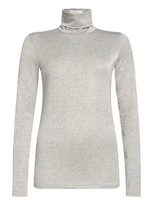 OTTOD'AME Long Sleeve Turtleneck T-shirt - Silver