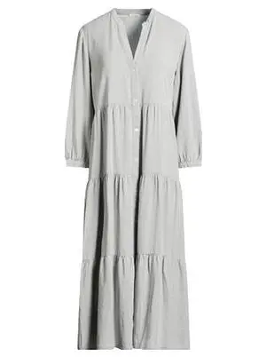 True Religion Light Tencel Tiered Maxi Dress - Grey