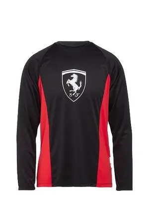PUMA X FERRARI Long Sleeve Jersey T-shirt - Black