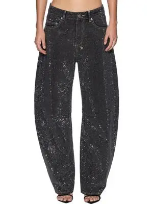 Ksubi Barrel Jean Opium High Rollers - Black