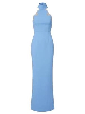 Rebecca Vallance Harlynn Embellished Gown - Blue