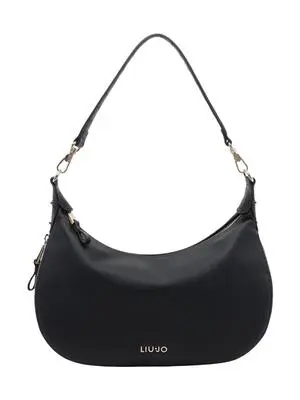 Liu Jo Curved Zip Shoulder Bag - Black