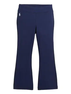 Polo Ralph Lauren Logo Embroidered Flared Track Pants - Blue