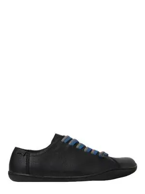 Camper Twins Leather And Recycled Pet Lace-up Sneakers - Black