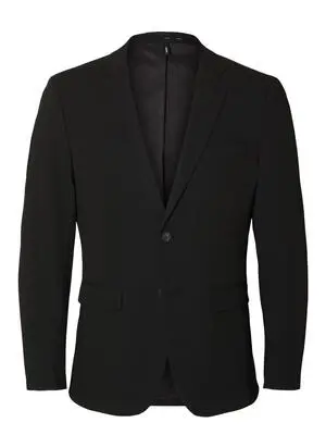SELECTED Long-sleeved Suit Coat - Black