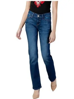 Guess Logo Patch Jeans - Blue