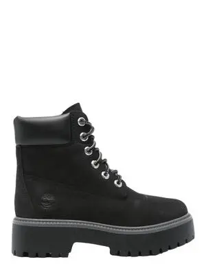 Timberland Waterproof Platform Lace-up Boots - Black