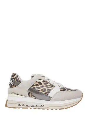 Liu Jo Leopard Print Lace-up Sneakers - Animal Pattern