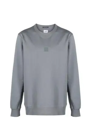 C.P. COMPANY Stretch Fleece Crewneck Sweatshirt - Gray
