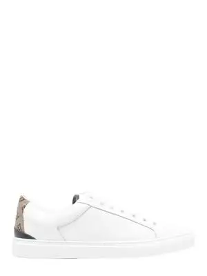 Herno Lace-up Low-top Sneakers With Logo Detail - White