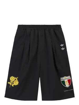 ADIDAS X WILLY CHAVARRIA Pleated Twill Shorts - Black