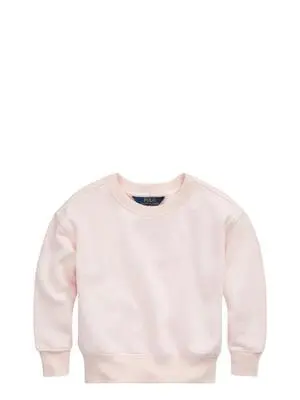 Ralph Lauren Crewneck Sweatshirt With Rear Logo Print - Pink