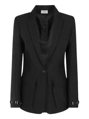 Coperni Long-sleeved Suit Coat - Black
