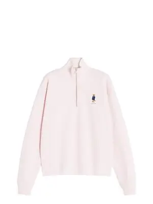 MAISON KITSUNÉ Maison Kitsuné Dressed Fox Half Zip Sweatshirt