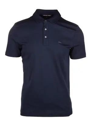 Michael Kors Logo Embroidered Polo Shirt - Black