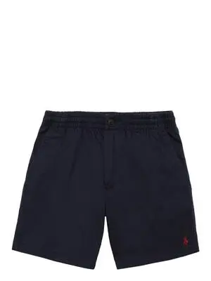 Polo Ralph Lauren Stretch-cotton Logo Embroidered Shorts - Black