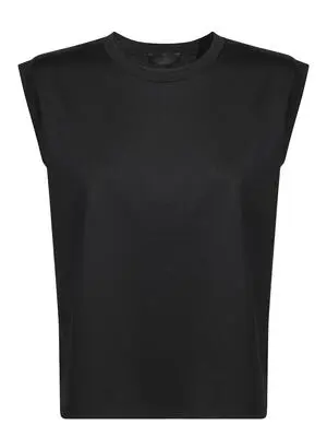 DONDUP Dondup Sleeveless Crewneck T-Shirt With Open Back Detail