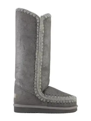 Mou Logo Boots - Gray