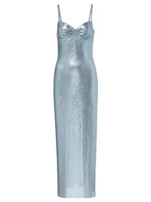 Rabanne Metallic Chainmail Gown - Blue