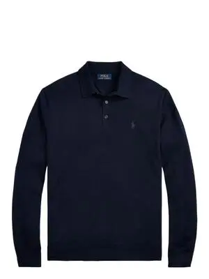 POLO RALPH LAUREN Polo Ralph Lauren Logo Embroidered Long-Sleeved Polo Shirt