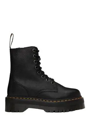 Dr. Martens Jadon Iii Round Toe Platform Combat Boots - Black