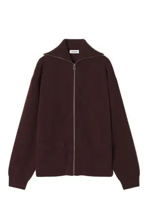 LANVIN Cashmere Zip Cardigan - Bacchus