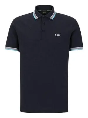 Hugo Boss Short-sleeved Polo Shirt - Navy