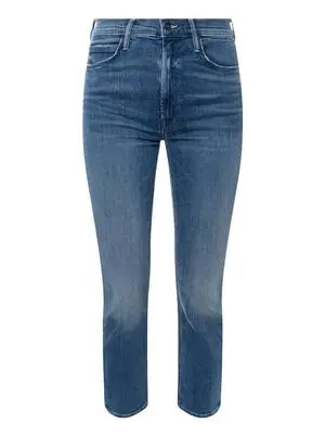 MOTHER The Mid Rise Dazzler Ankle Jeans - Blue