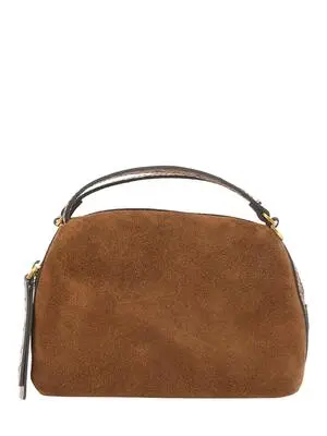 GIANNI CHIARINI Gianni Chiarini Alifa Ostrich-Effect Tote Bag Brown