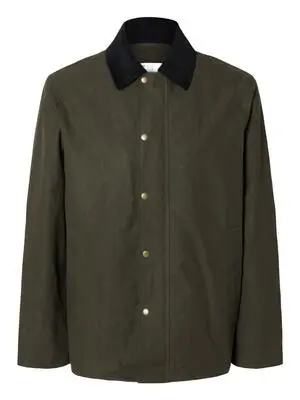 SELECTED Lapel Long Sleeve Casual Jacket - Black