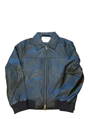 SELECTED Lapel Long Sleeve Casual Jacket - Blue
