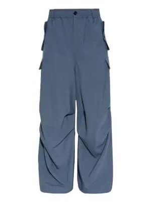 Marni Wide Leg Cargo Pants - Darkash