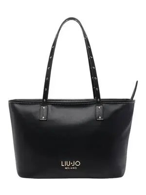 Liu Jo Logo Lettering Tote Bag - Black