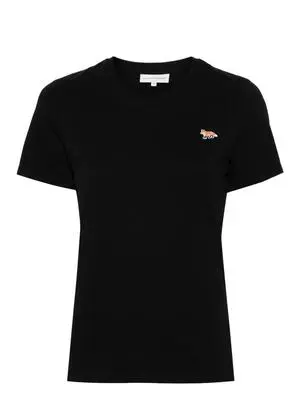Maison Kitsuné Bold Fox Head Patch Crewneck T-shirt - Black