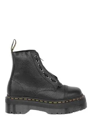 Dr. Martens Sinclair Zip-up Platform Combat Boots - Black