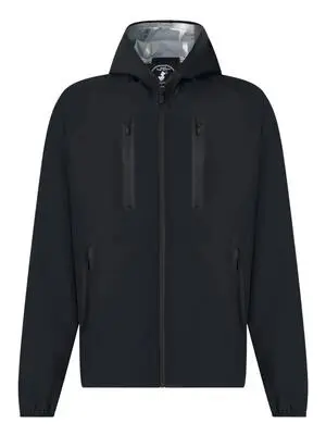 SAVE THE DUCK Hooded Zip-up Coat - Black