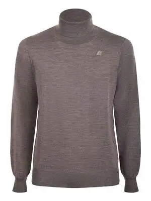 K-WAY Henry Turtleneck Pullover - Gray
