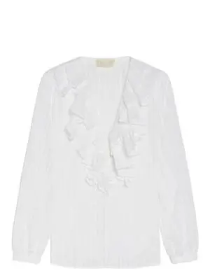 IBLUES Ruched Shirt - White