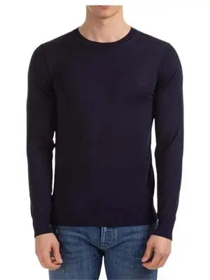 Emporio Armani Crewneck Knitted Pullover - Black