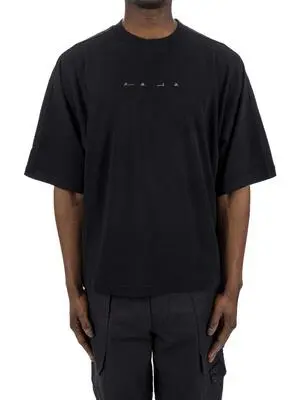 Stone Island Graphic-print Loose-fit T-shirt - Black