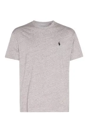 Polo Ralph Lauren Logo Embroidered Crewneck T-shirt - Gray