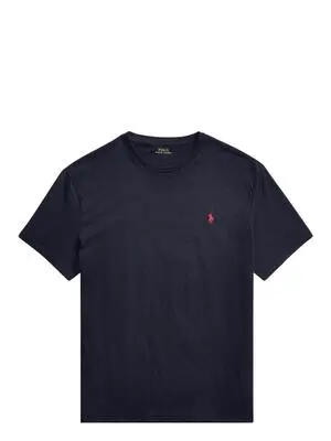 Polo Ralph Lauren Logo Embroidered Crewneck T-shirt - Black